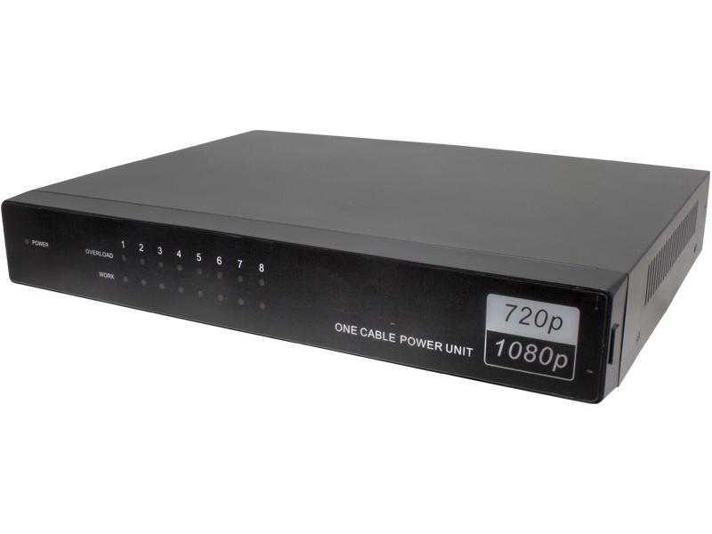 AHDシリーズ用 8CH ワンケーブルユニットセット WTW-MARP802【防犯カメラ 塚本無線】