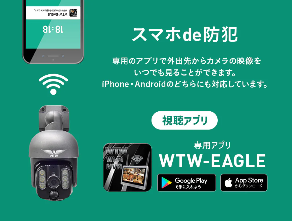 【世界初のWIFIソーラーPTZ】みてるちゃんWSP 見張り番PTSL1技術を継承 ソーラーPTZ【WTW 塚本無線】