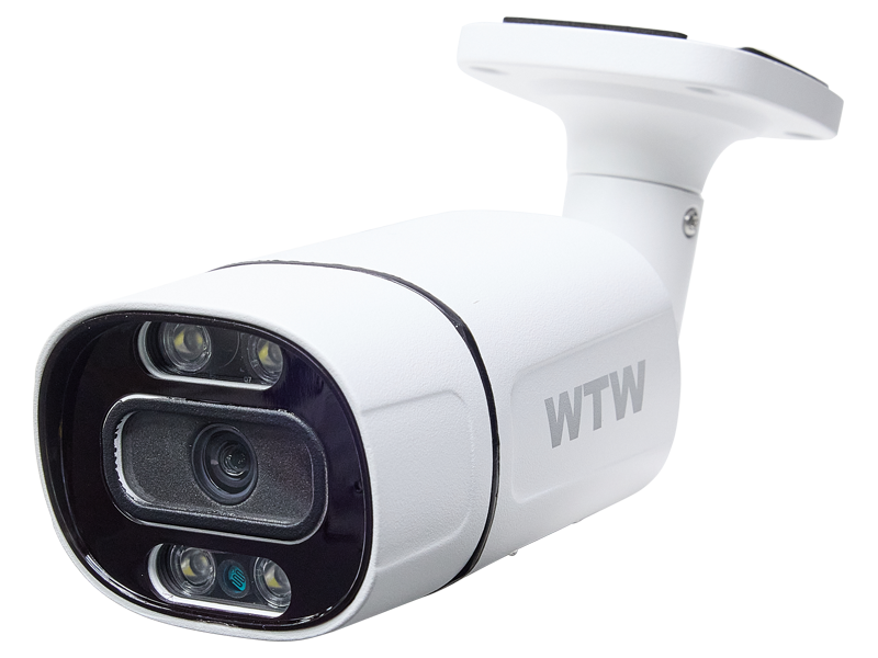 4K800万画素 XPoE専用 屋外防滴仕様 IPC 防犯灯カメラ WTW-PRP1923EB【WTW 塚本無線】