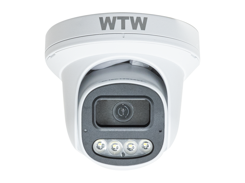 4K800万画素 XPoE専用 屋外軒下仕様 IPC 防犯灯 ドーム型カメラ WTW-XPDR2573EAW【WTW 塚本無線】