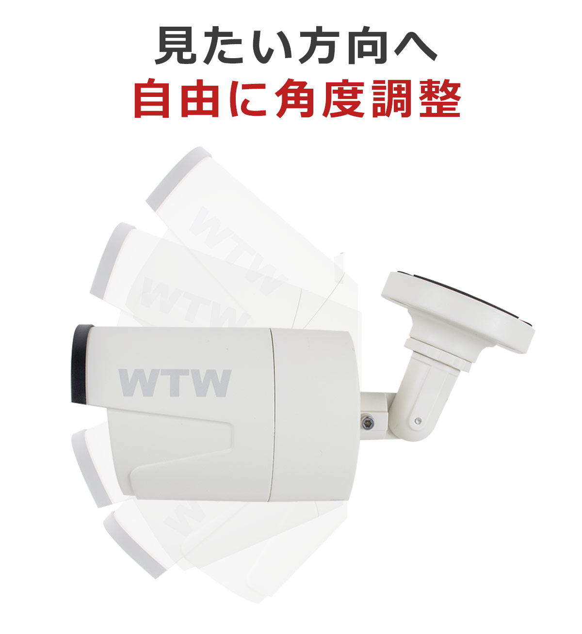 防犯カメラ セット XPOE 4CH ワンケーブル【WTW 塚本無線】